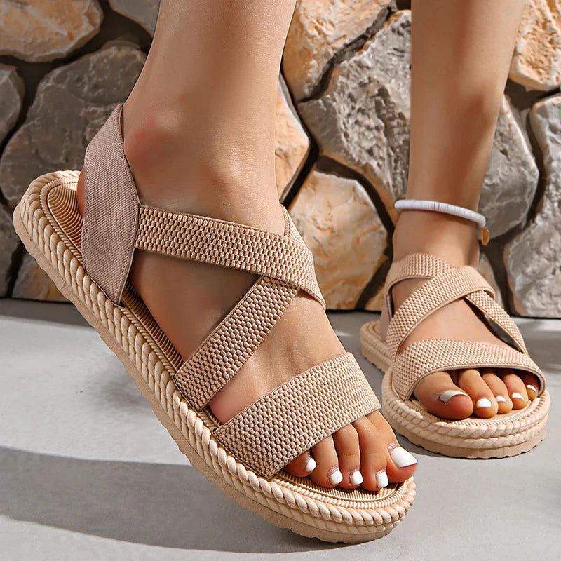 Sahara Weave Comfort Sandals – Harper Heights